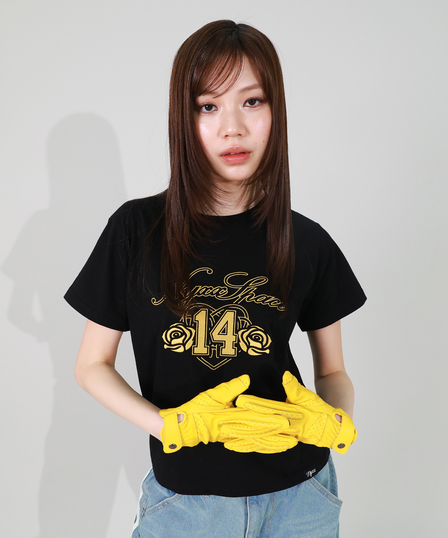 BLOOMING HEART TEE BLACK - HAGO(하고)