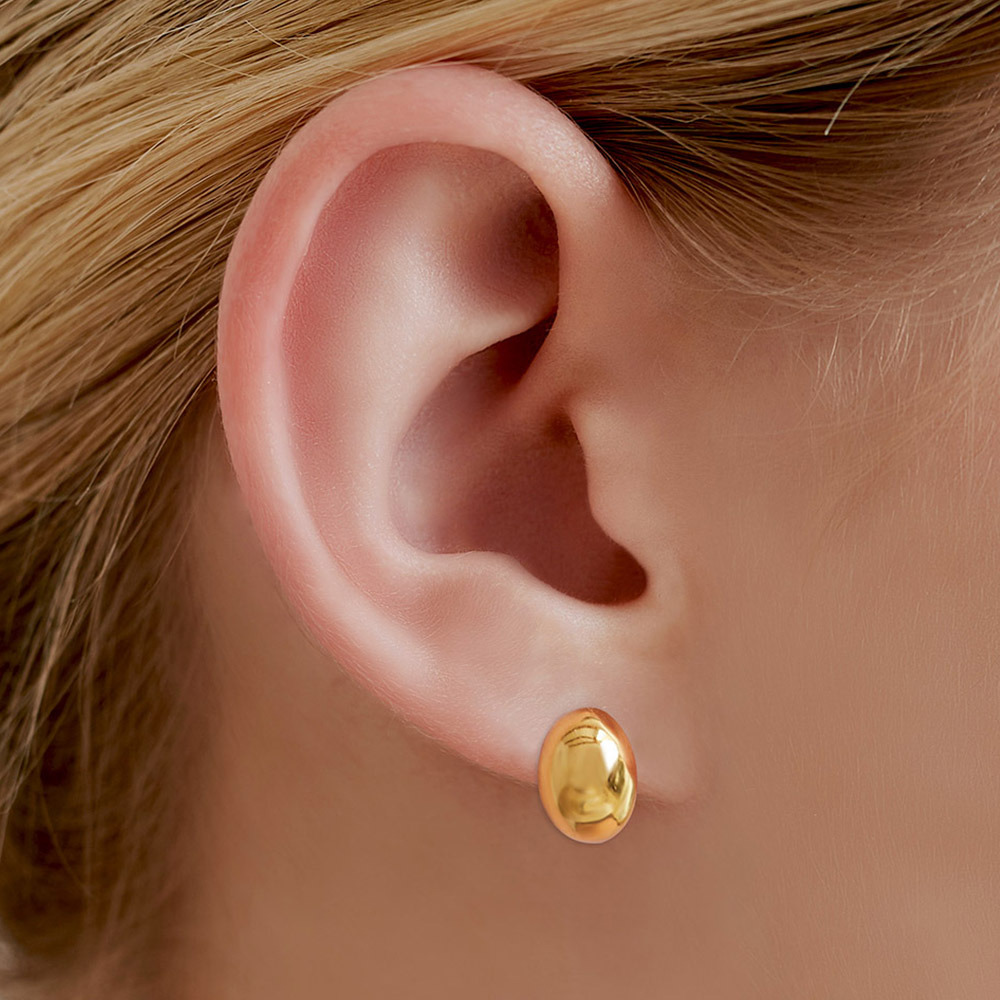 NC003 Egg Volume earrings - HAGO(하고)