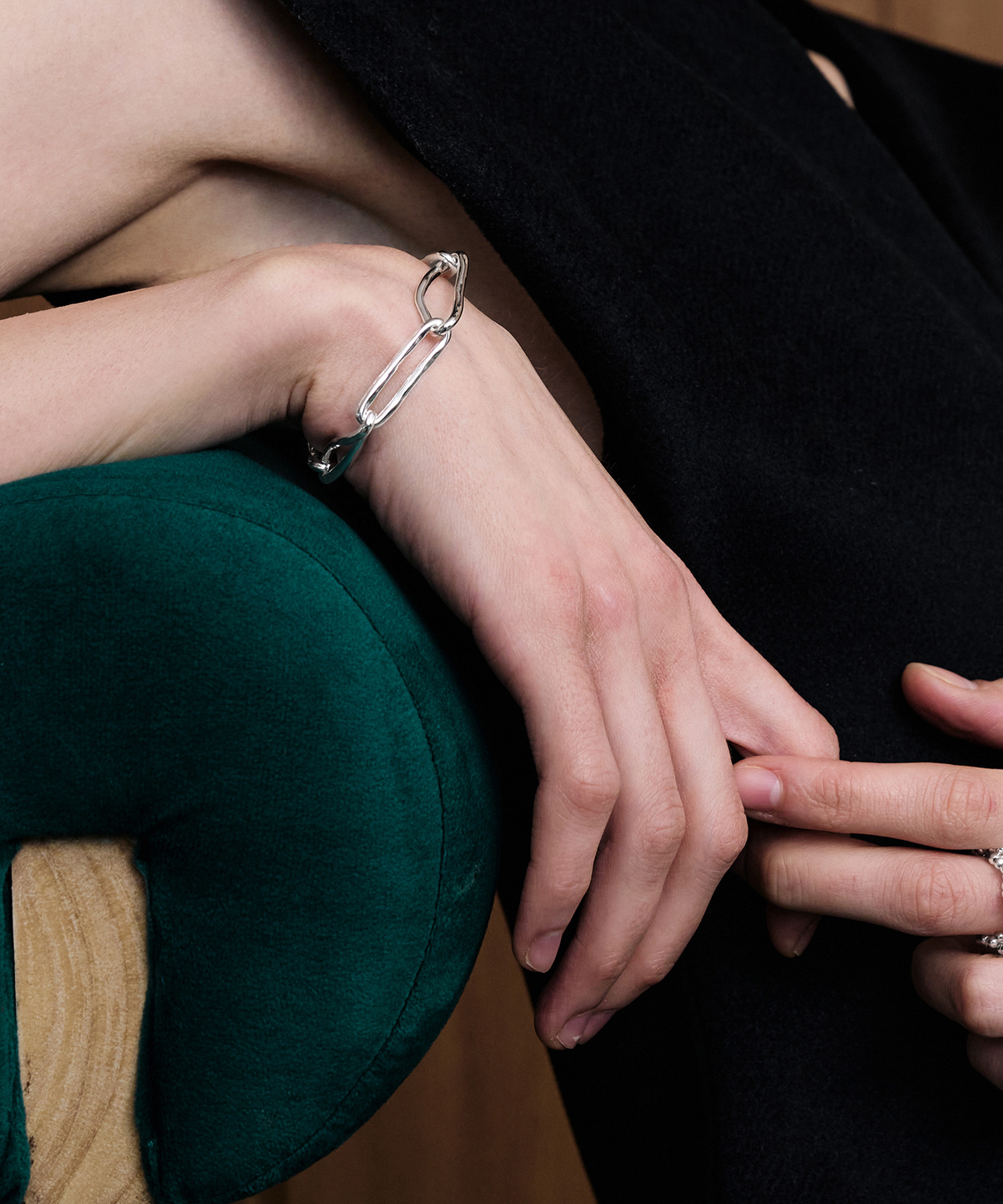 NP021 Freeform Chain Bracelet - HAGO(하고)