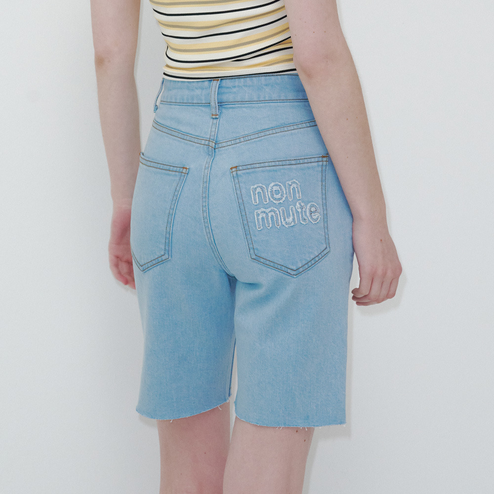 Basic Denim Pants Ice - HAGO(하고)