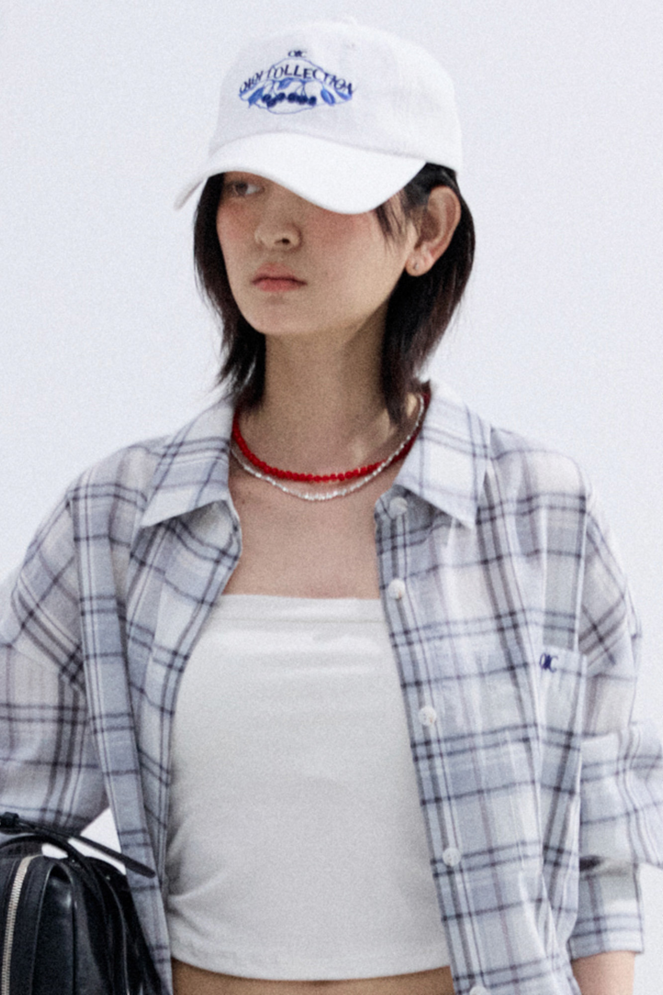 체리그래픽 볼캡 [WHITE] - HAGO(하고)