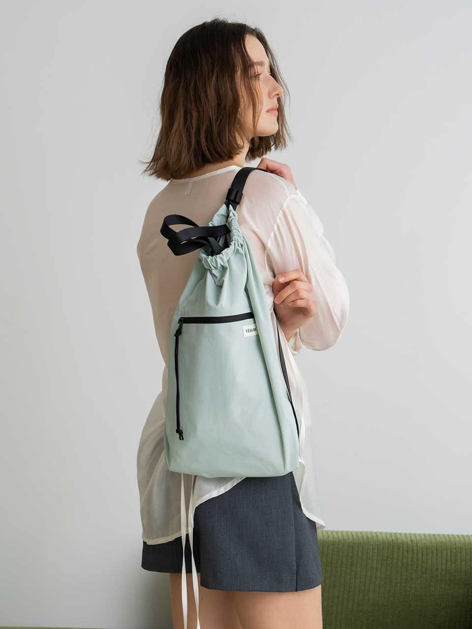 Lina Backpack_Mint - HAGO(하고)