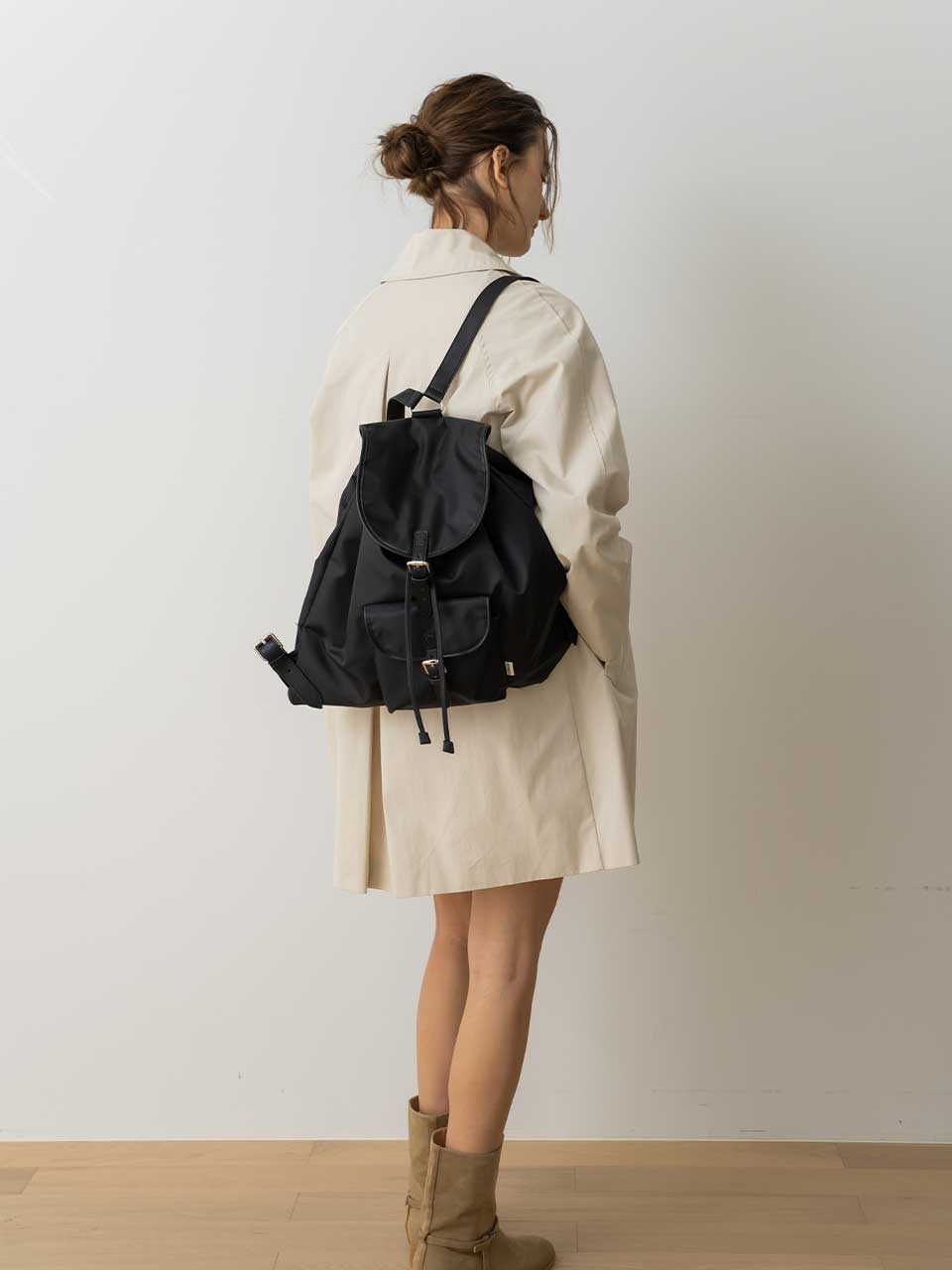 Megan Backpack_Black - HAGO(하고)