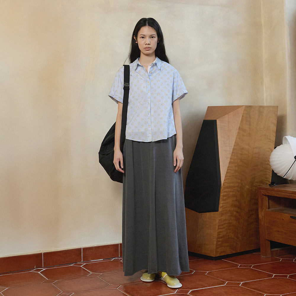 mott roll-up shirt (sky) - HAGO(하고)