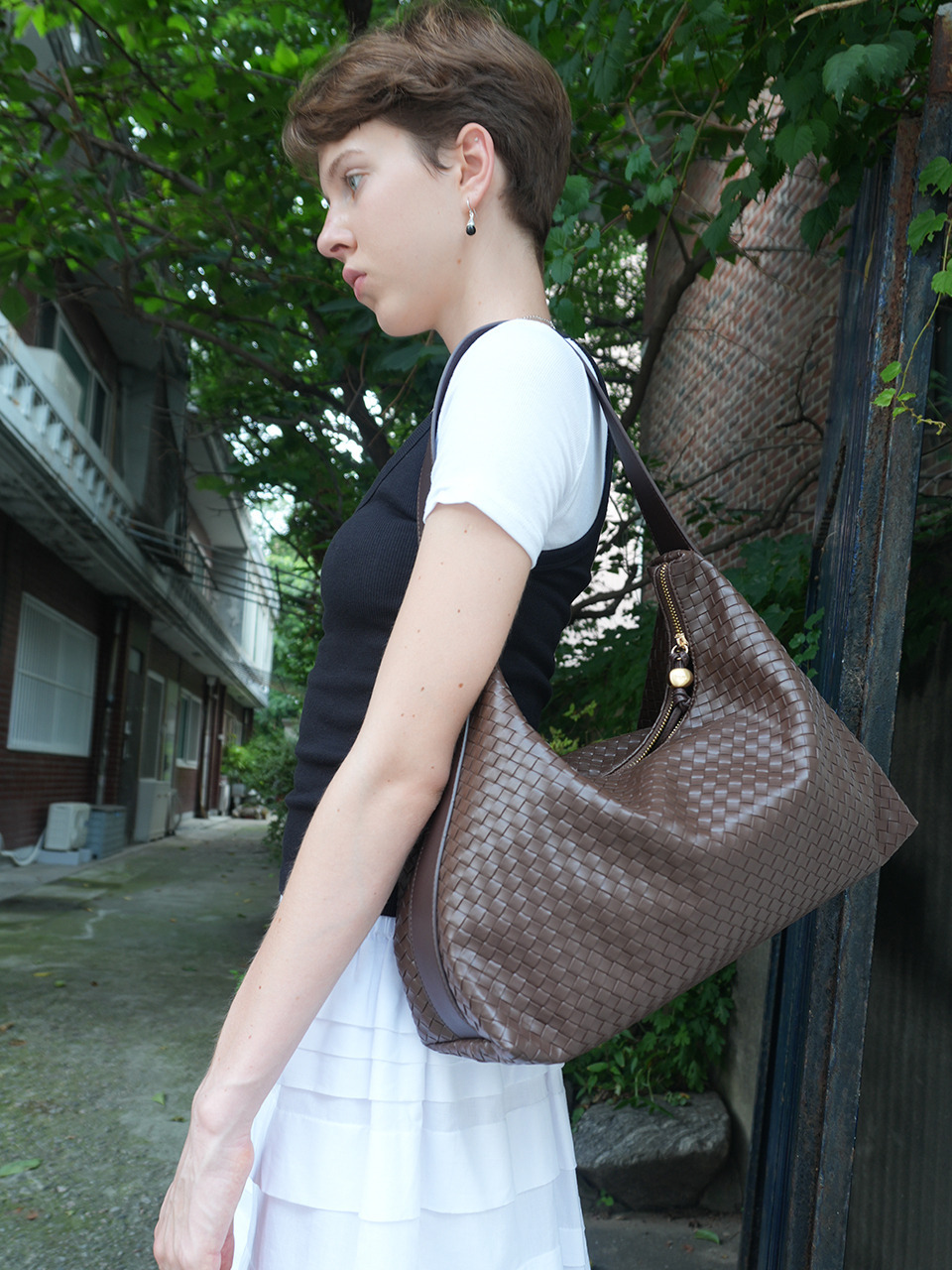 [25% 쿠폰]Jane Weaving Boulder Bag [3color] - HAGO(하고)