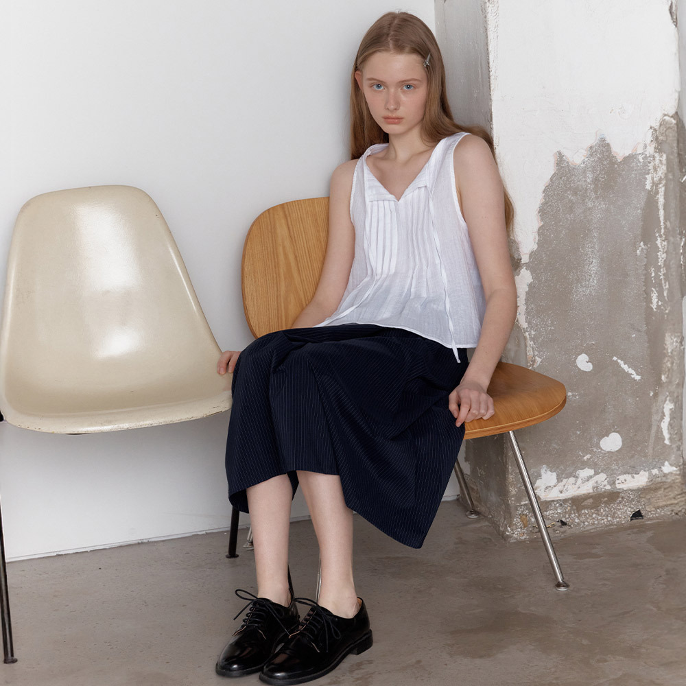 2nd / brenda string blouse - ivory - HAGO(하고)