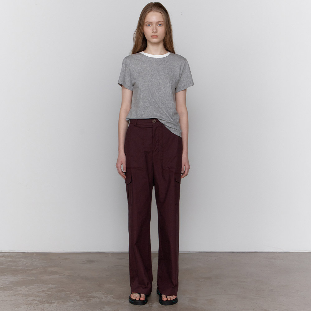 3rd / curlysue t-shirt - grey - HAGO(하고)