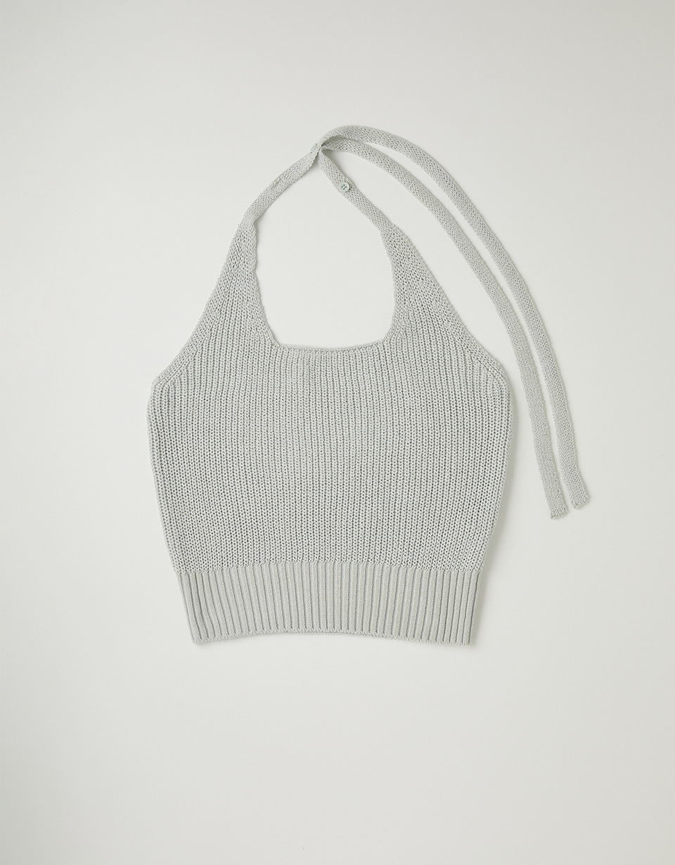 Halterneck Sleeveless Knit (Mint) - HAGO(하고)