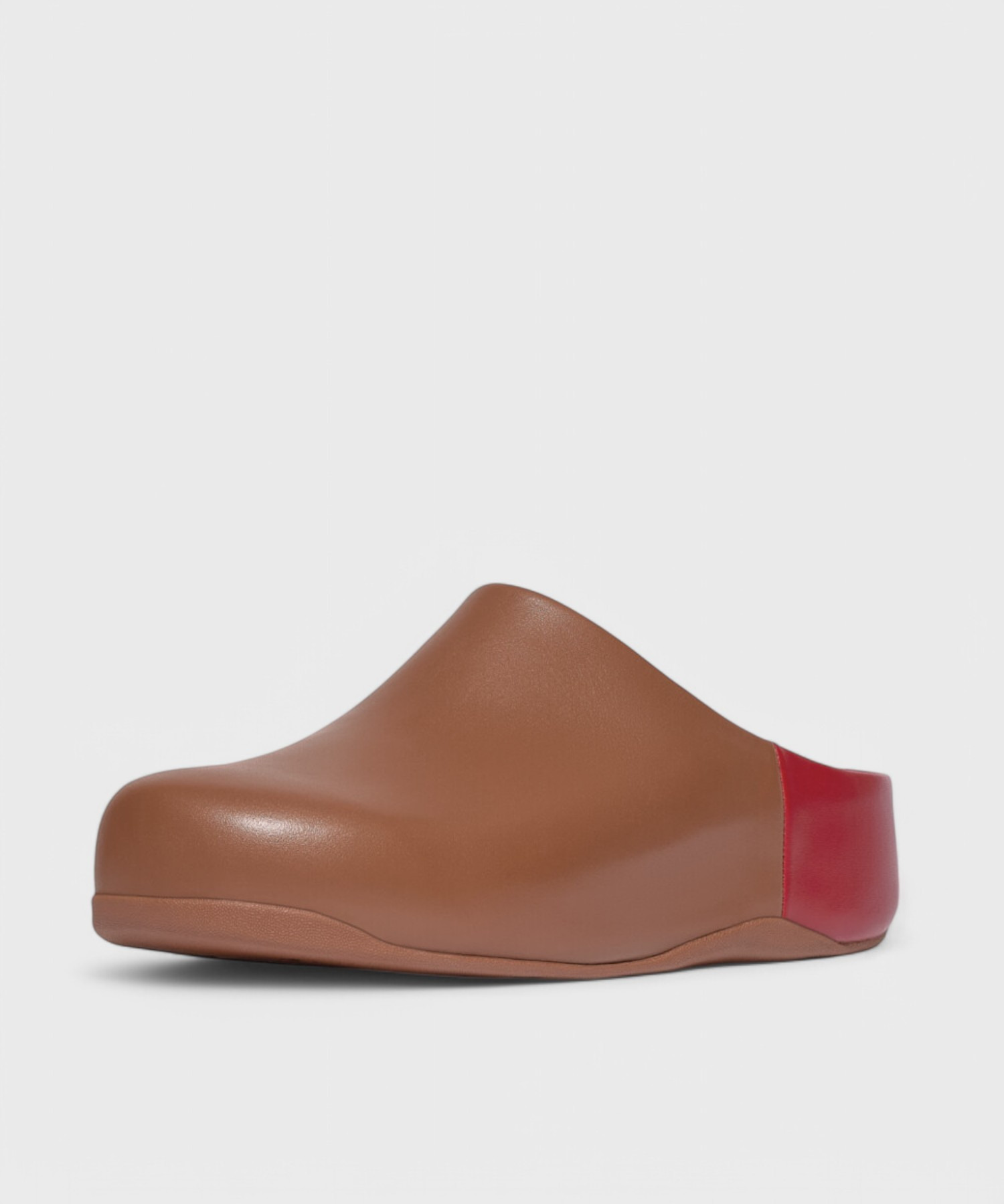 [25SS][핏플랍X록산다] 슈브 밝은 브라운 여성 클로그 - HAGO(하고)