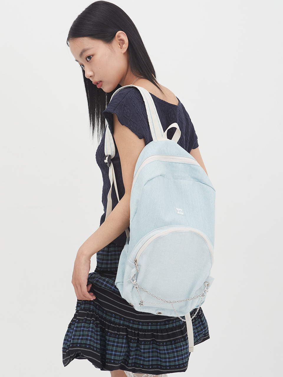 [썸머백특가]Nest Backpack (Light Denim) - HAGO(하고)