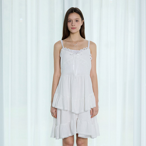 TUESDAY TIERED DRESS_WHITE - HAGO(하고)