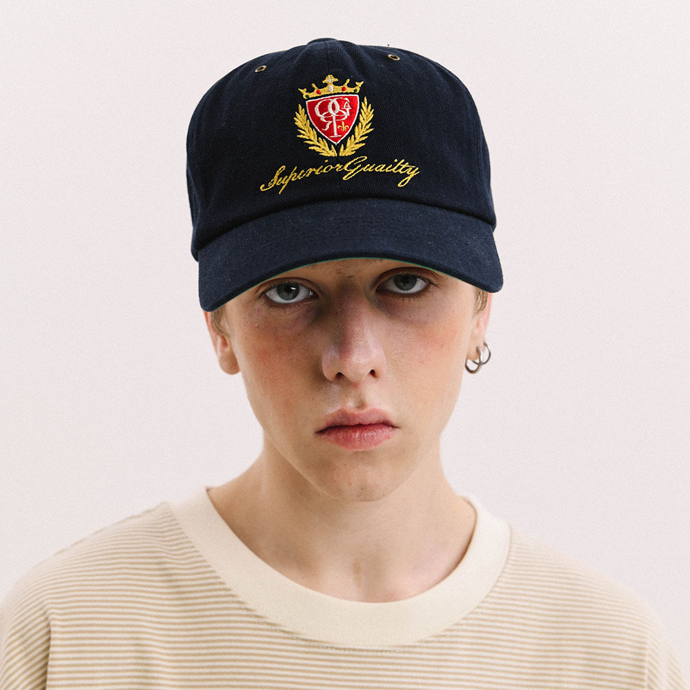 The Crown Emblem Ball cap Navy - HAGO(하고)