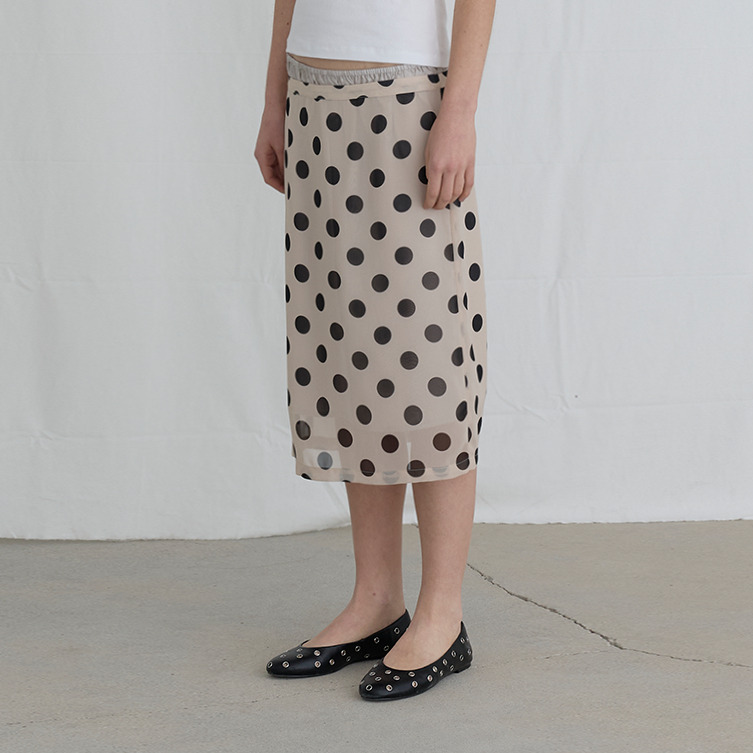 [2ND RESTOCK] [5/19 예약 배송] LAYERED POLKA DOT SKIRTS - HAGO(하고)