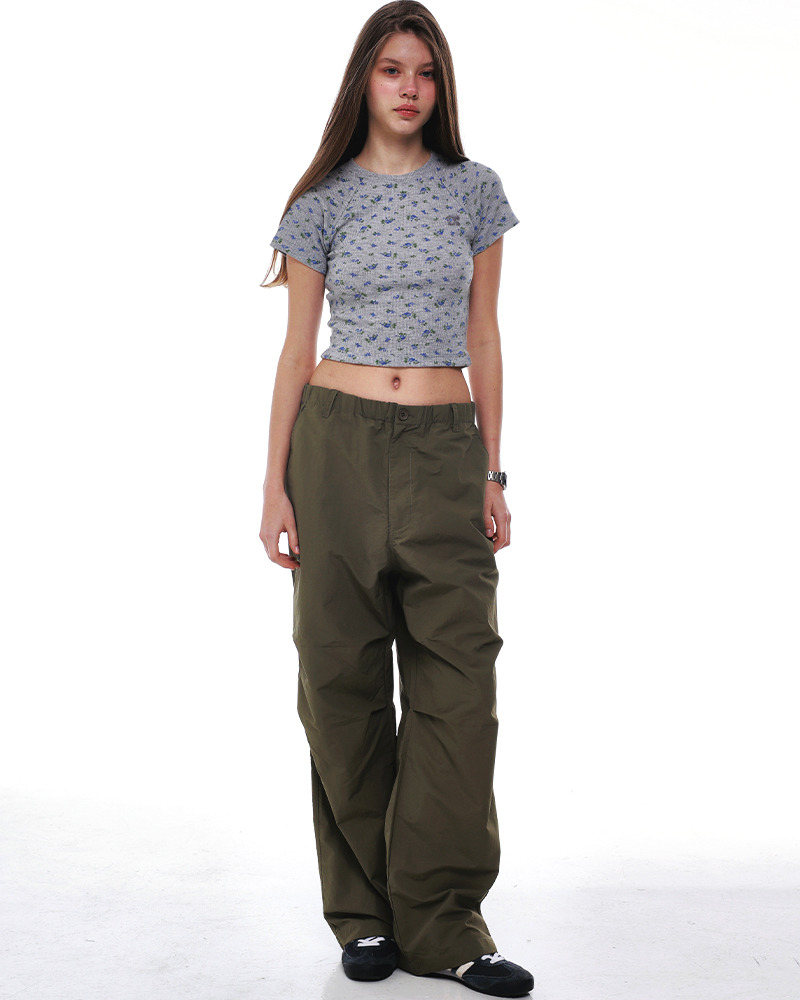 [단독~5/23]CENTAUR NYLON PARACHUTE PANTS_KHAKI - HAGO(하고)