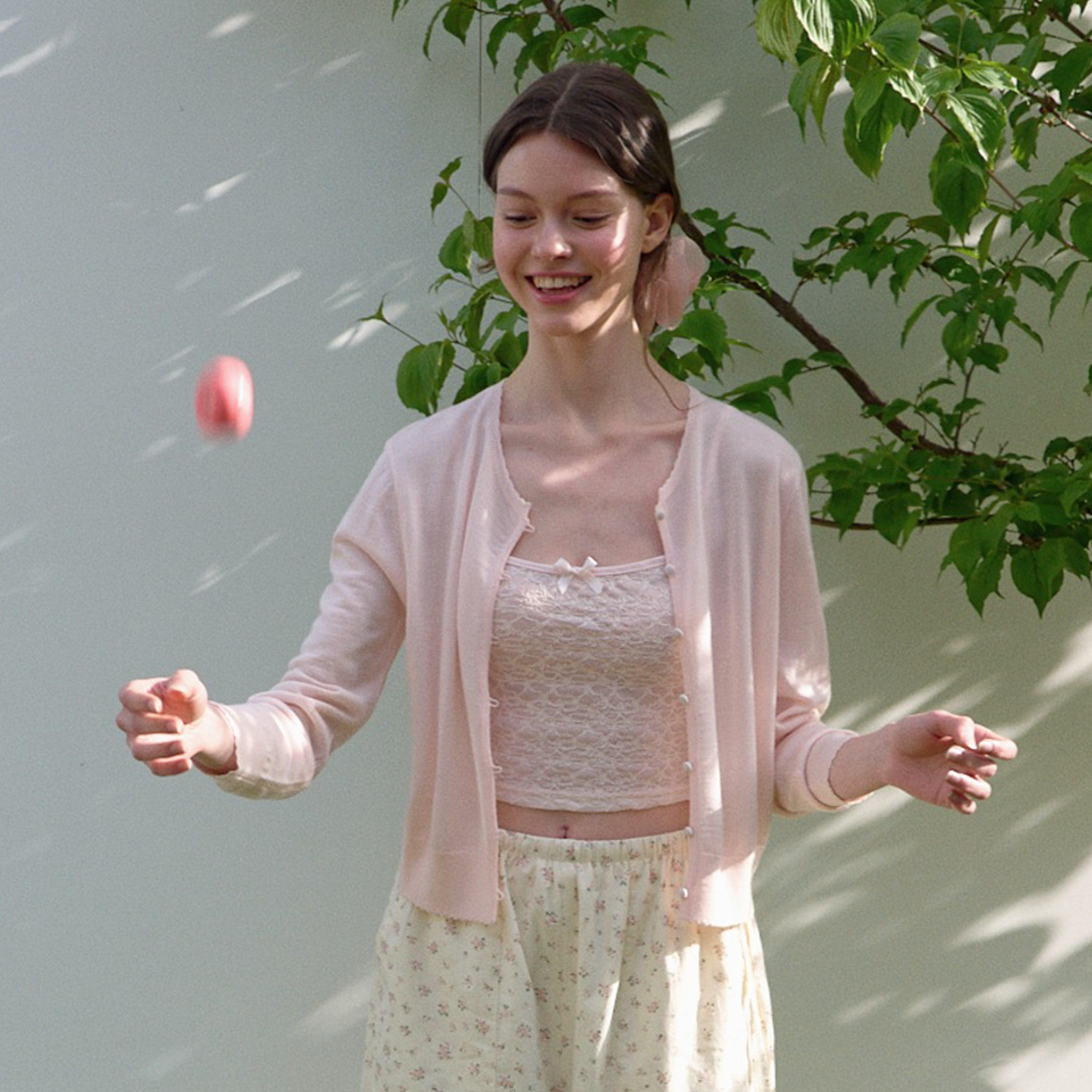 [5%중복쿠폰][Summer.]시어 울 엔케이스 가디건_Shy Pink - HAGO(하고)