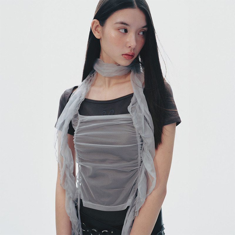 [MMW] LAYERED VEST (GREY) - HAGO(하고)