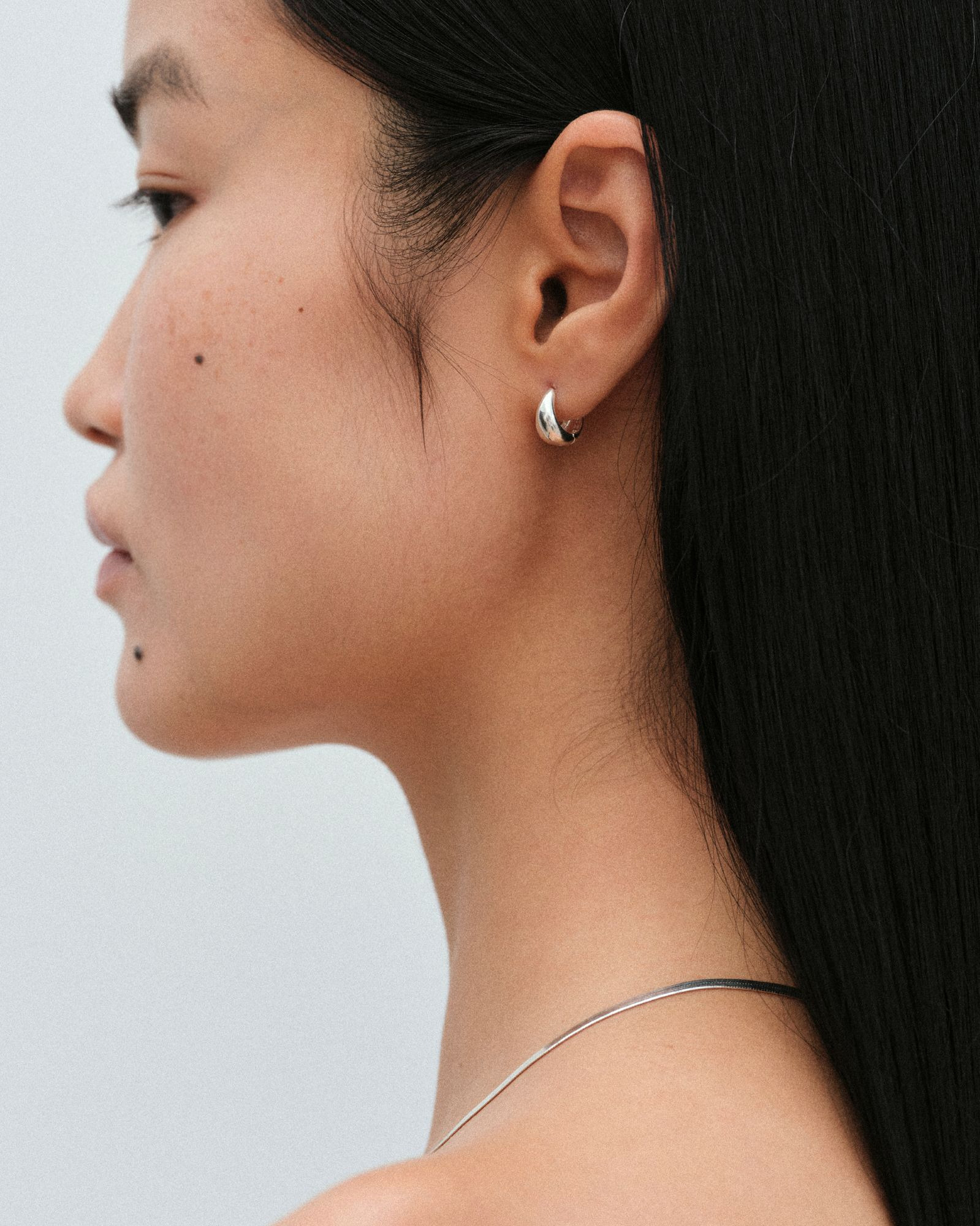 Glow Earring Small - Silver (silver925) - HAGO(하고)