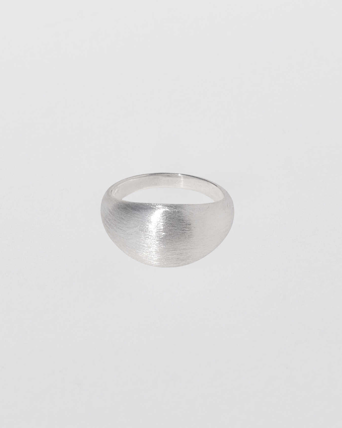 AL Dome Ring Matt (silver925) - HAGO(하고)