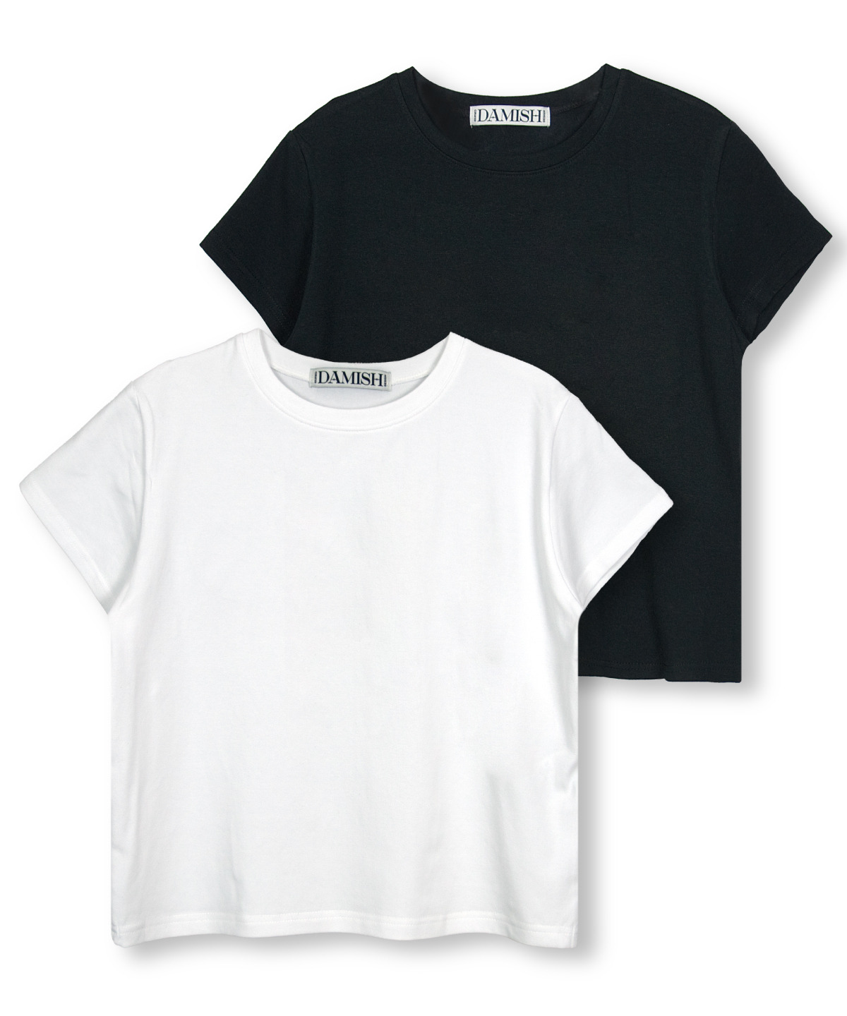 [2PACK] Basic Semi crew neck tee - HAGO(하고)