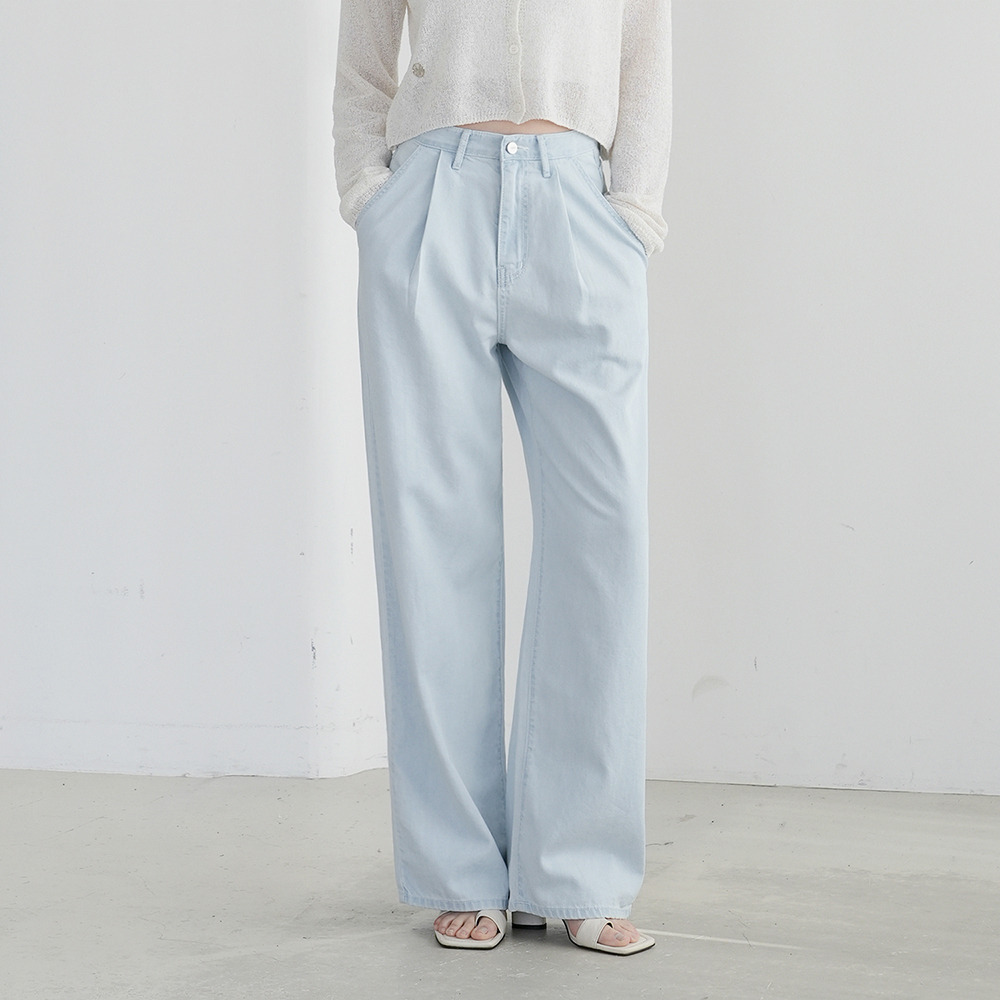 W1095 SUMMER WIDE PANTS (2COLORS) - HAGO(하고)
