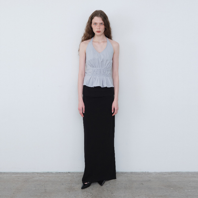 [2ND] FLO SUMMER SKIRT (BLACK) - HAGO(하고)