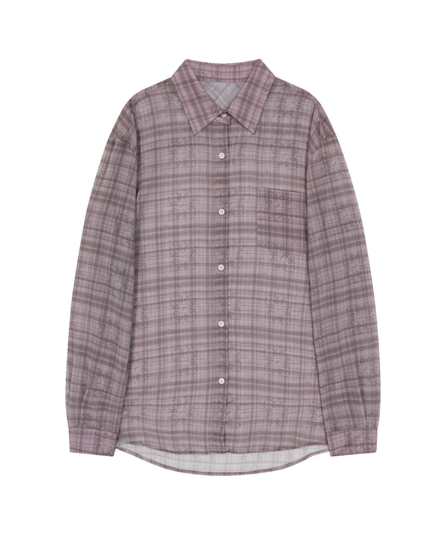 OJOS Over Check Shirts / Pink - HAGO(하고)