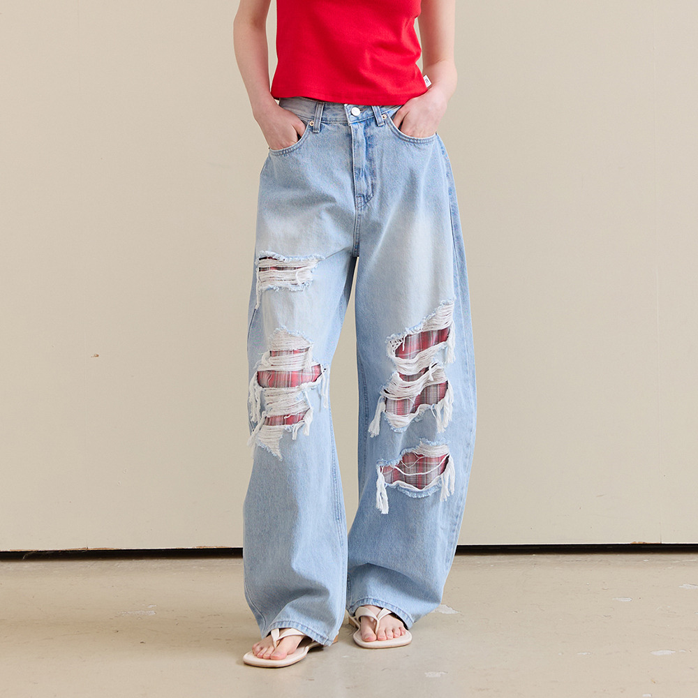 Check Relief Balloon Pants - HAGO(하고)