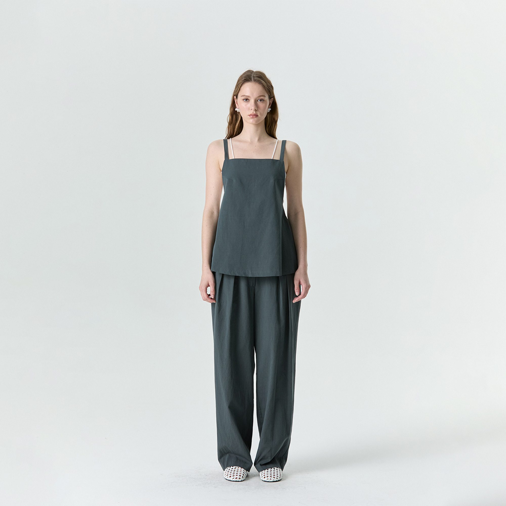 Two Tuck Wide Pants - HAGO(하고)