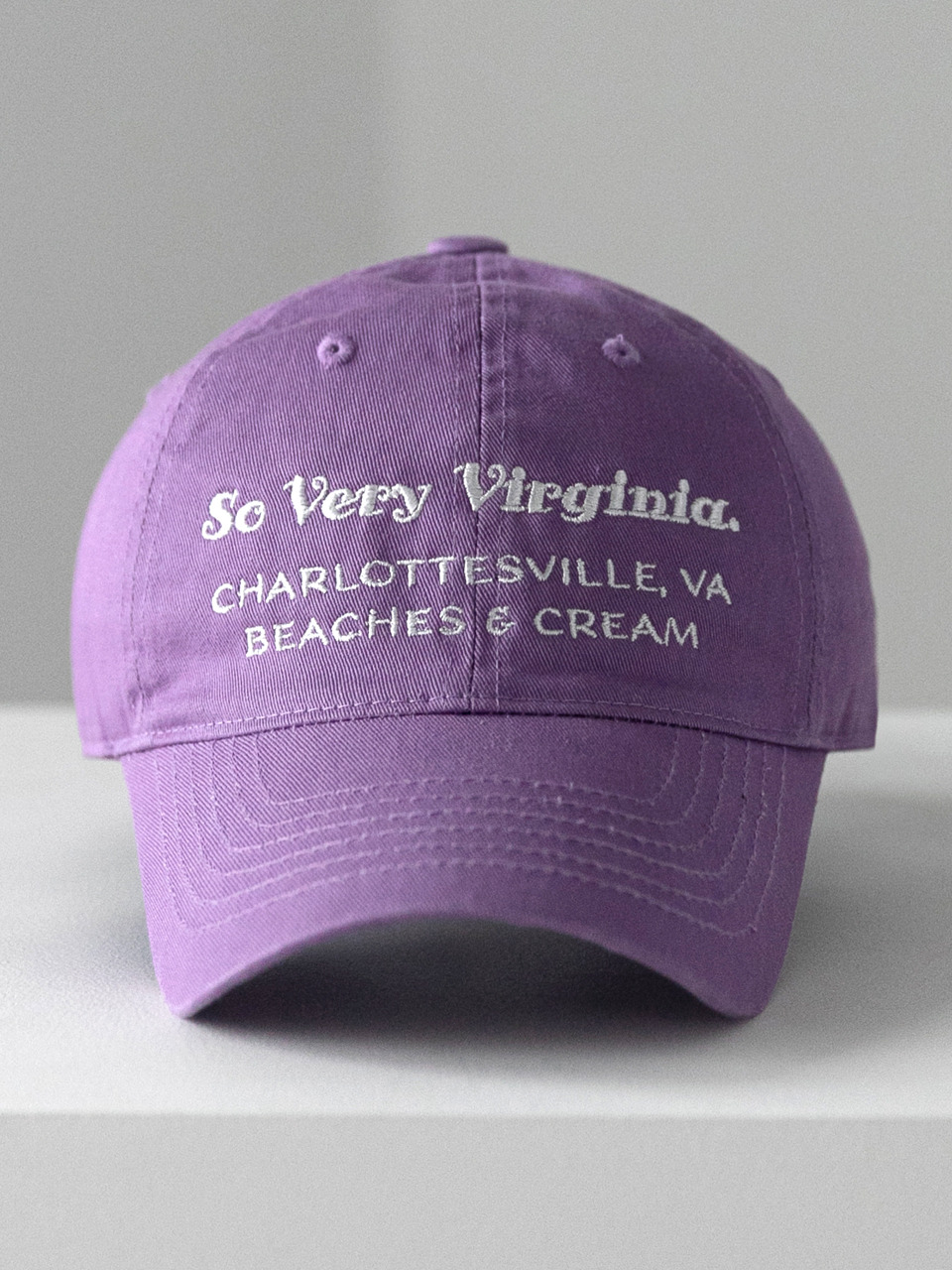 CHARLOTTESVILLE. VA BALL CAP-LIGHT PURPLE - HAGO(하고)