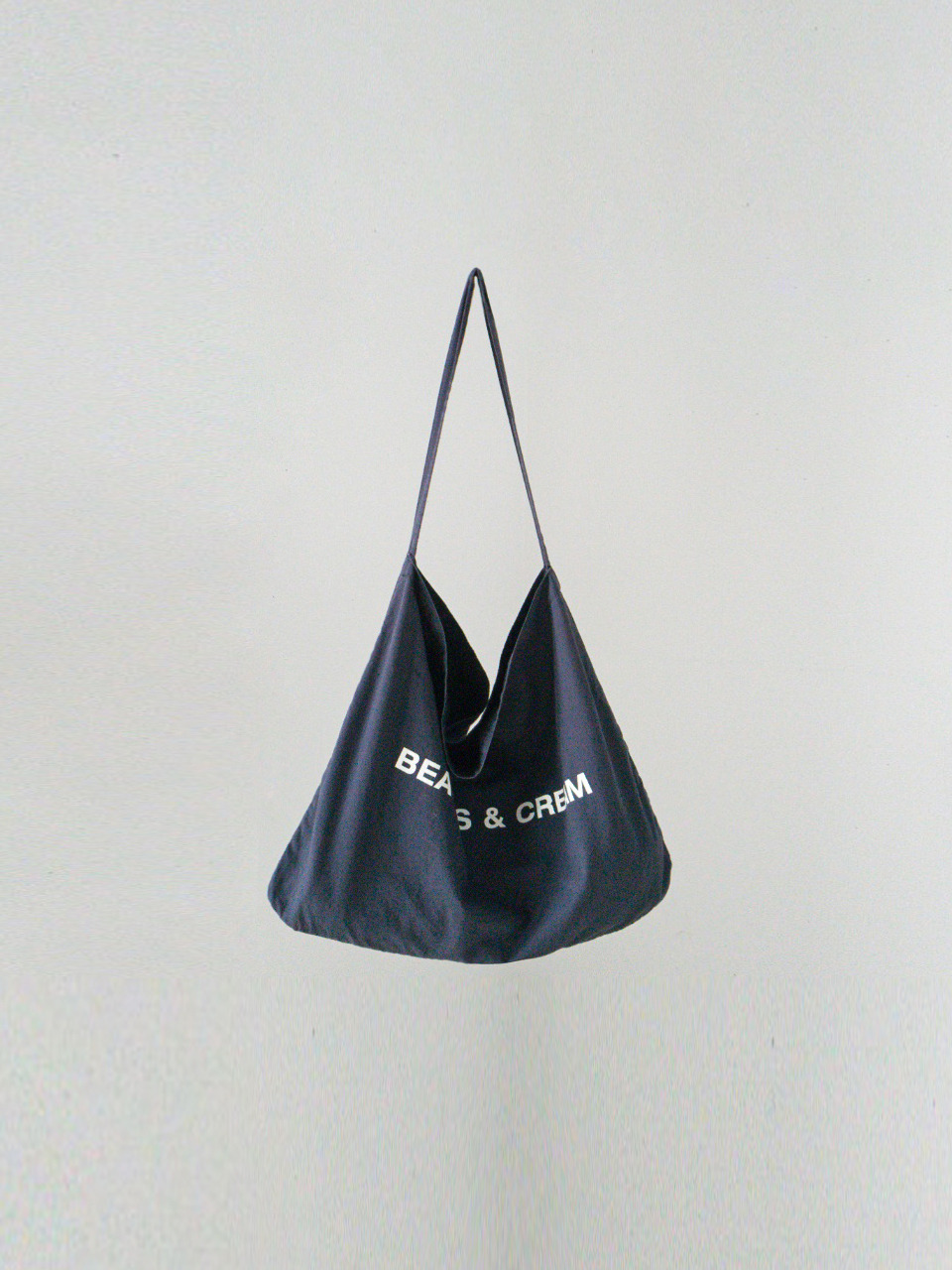SIMPLE LOGO WASHING ECO BAG-NAVY - HAGO(하고)