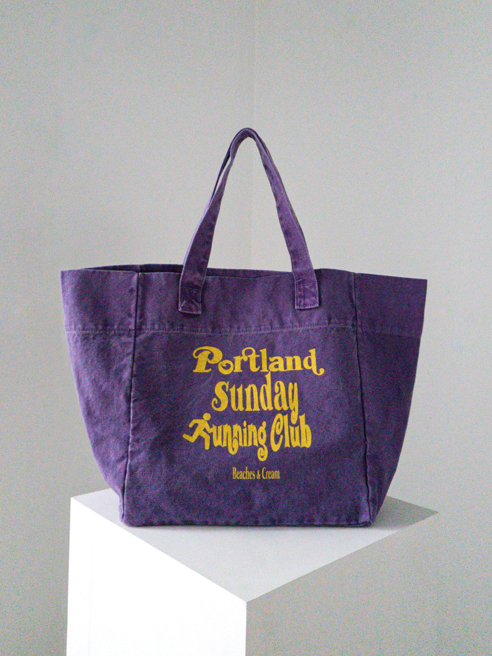 PORTLAND SUNDAY PIGMENT ECO BAG-PURPLE - HAGO(하고)