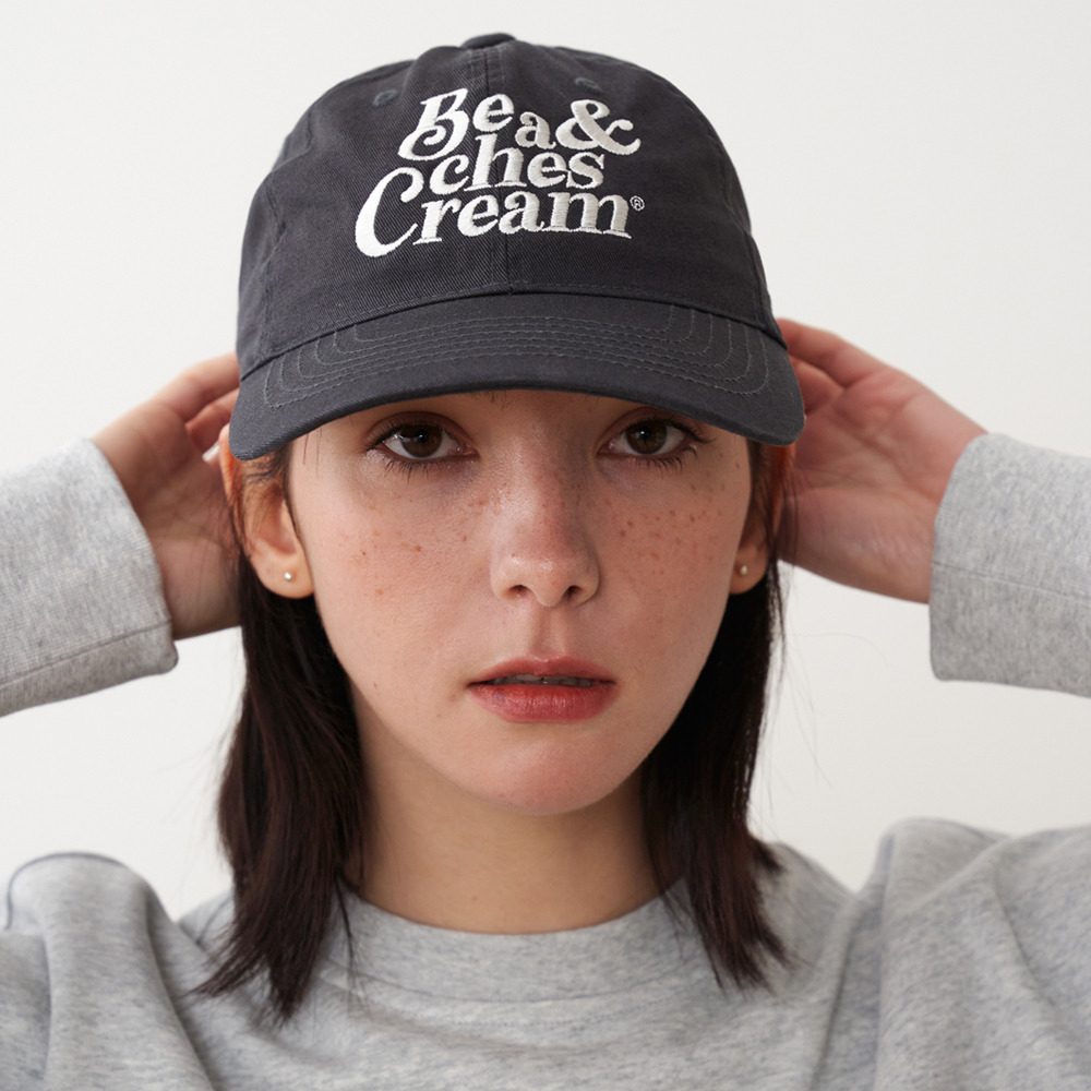 ORIGINAL LOGO BALL CAP-CHARCOAL - HAGO(하고)