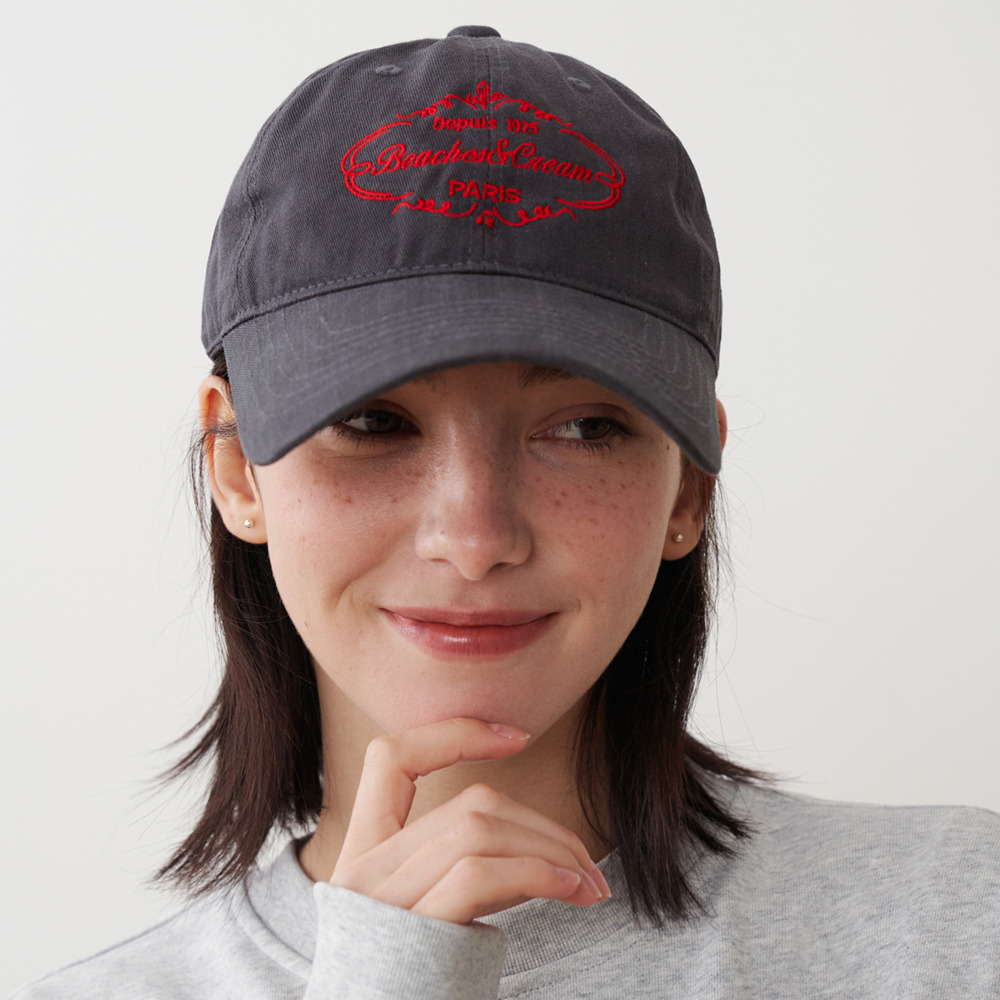 Depuis 1975 BALL CAP-CHARCOAL - HAGO(하고)