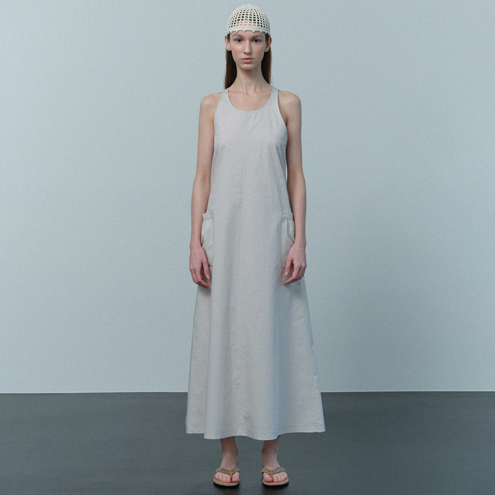 pocket string ops (ash beige) - HAGO(하고)