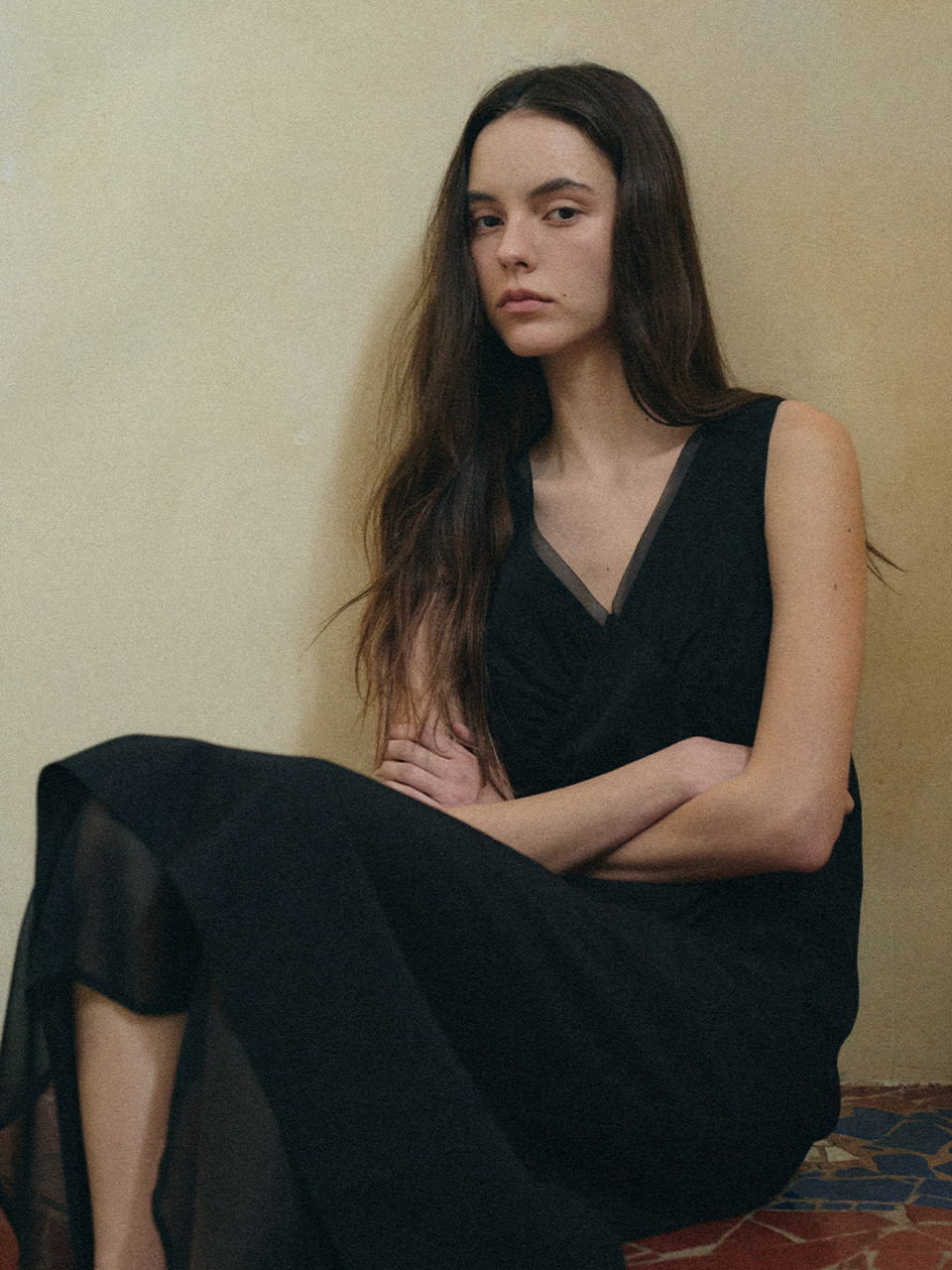 Fluo Chiffon Dress - HAGO(하고)