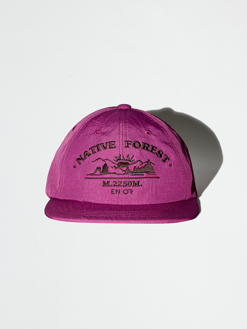 NATIVE FOREST ENOR NYLON BALL CAP - PINK - HAGO(하고)