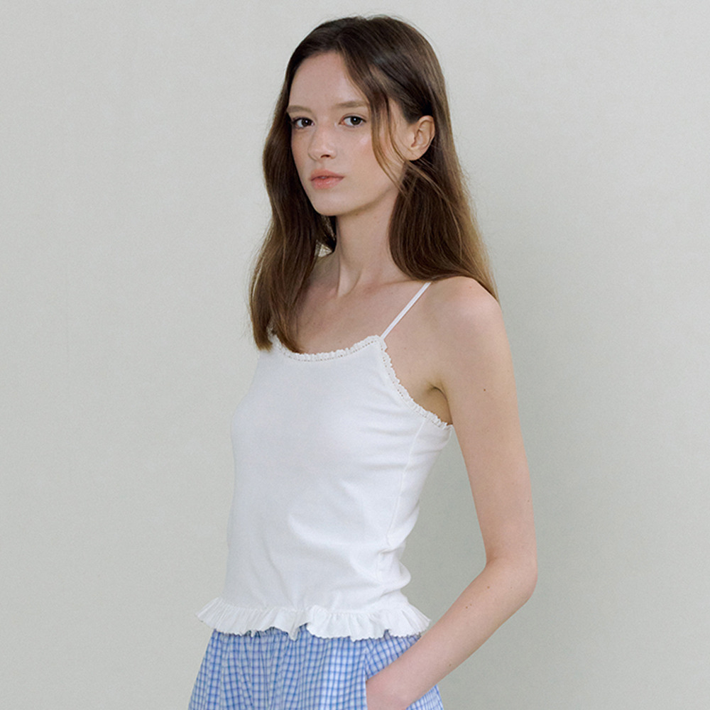 frill sleeveless 268 (ivory) - HAGO(하고)