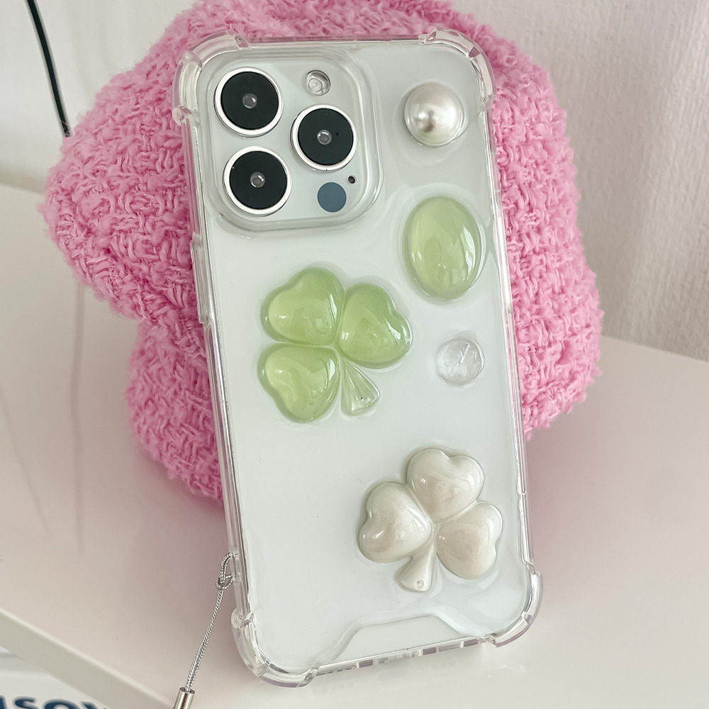 Three leafs clover ver 레진 폰케이스 - HAGO(하고)