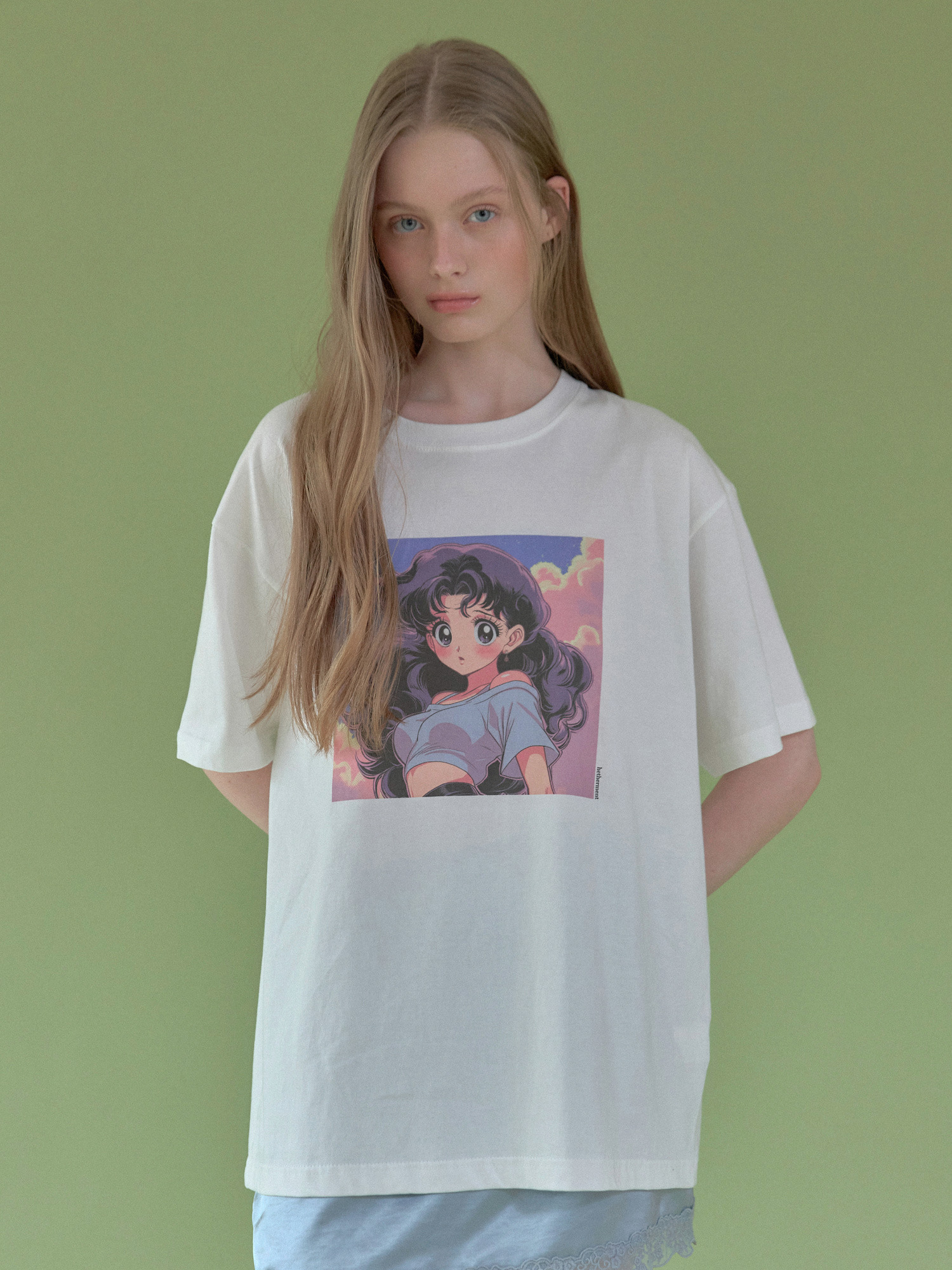 hether nightlight tee (white) - HAGO(하고)
