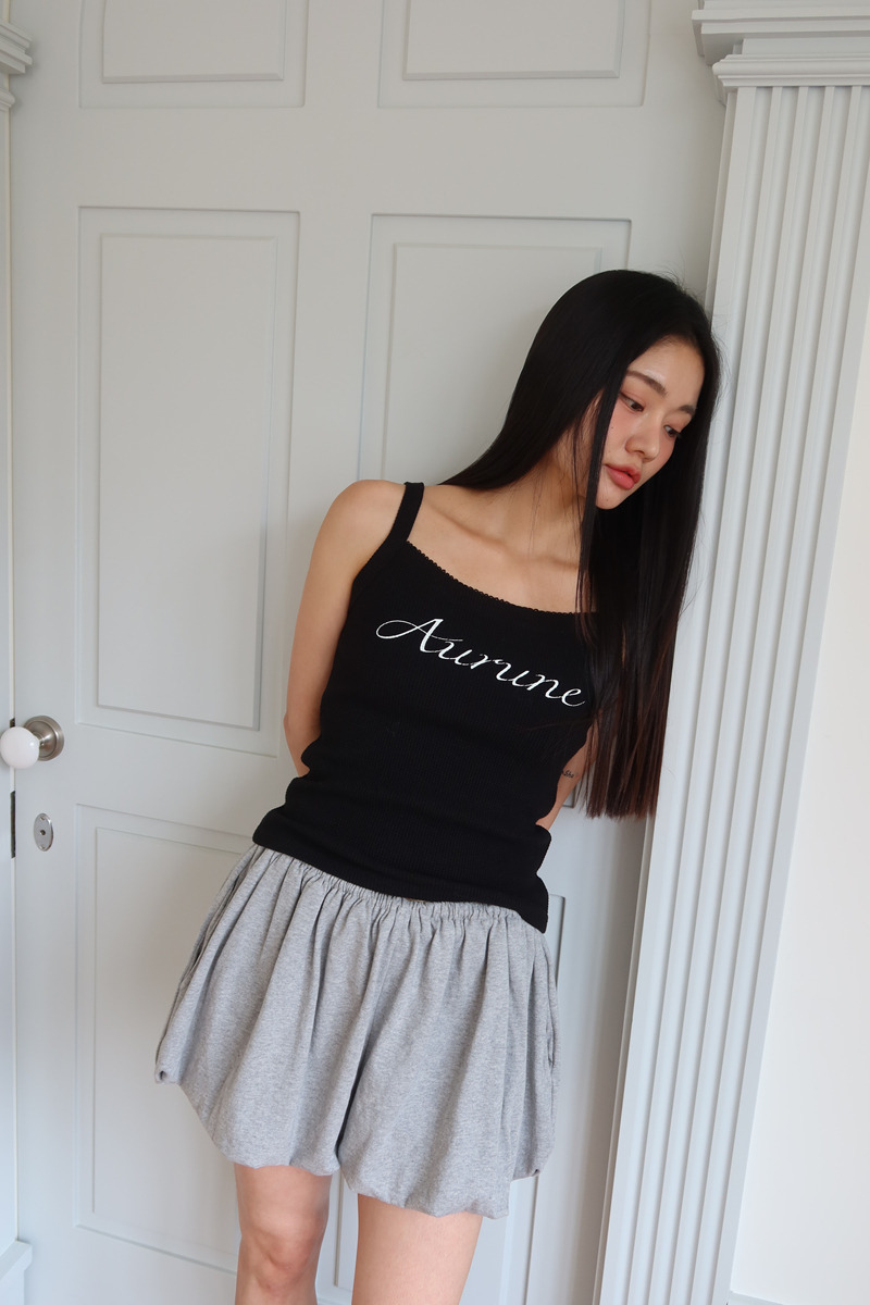 [하고에디트]aurune logo sleeveless_black - HAGO(하고)