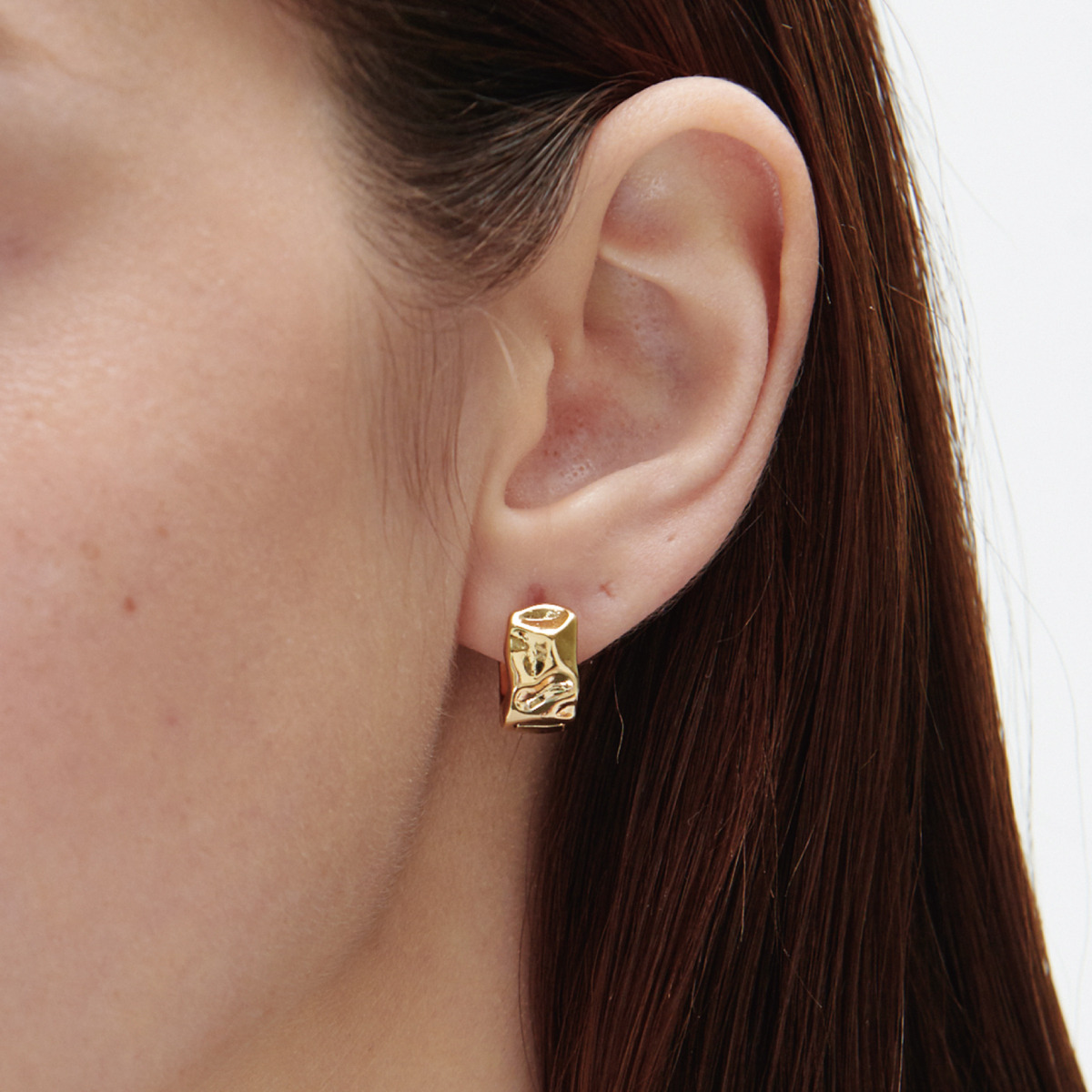 Curvy Earring (Gold) - HAGO(하고)