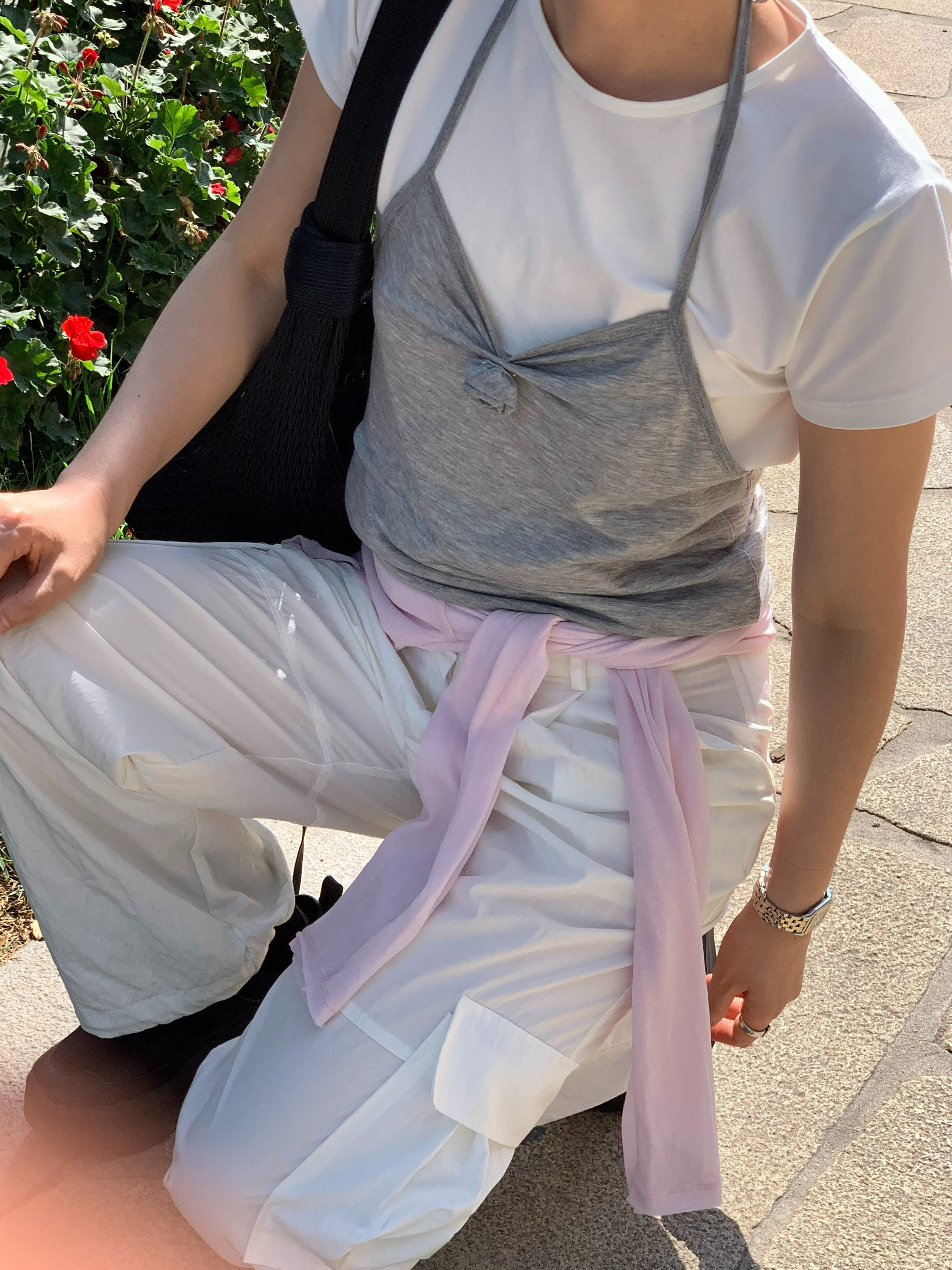 Mood Halter Top_Gray - HAGO(하고)