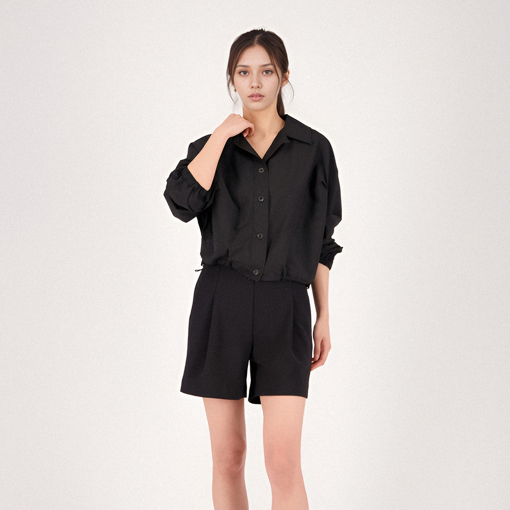 Light String Shirt _Black - HAGO(하고)