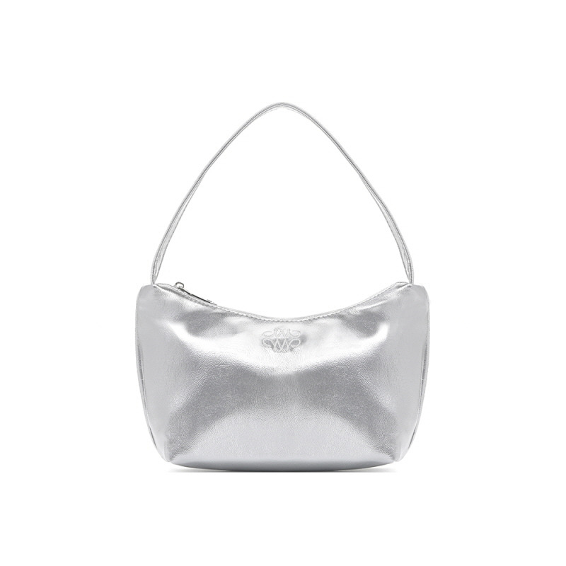 NICOLE MINI HOBO BAG_SILVER - HAGO(하고)