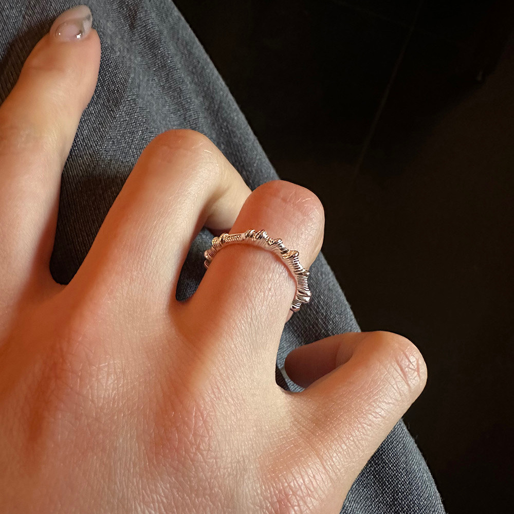 [925silver] Bone detail ring - HAGO(하고)