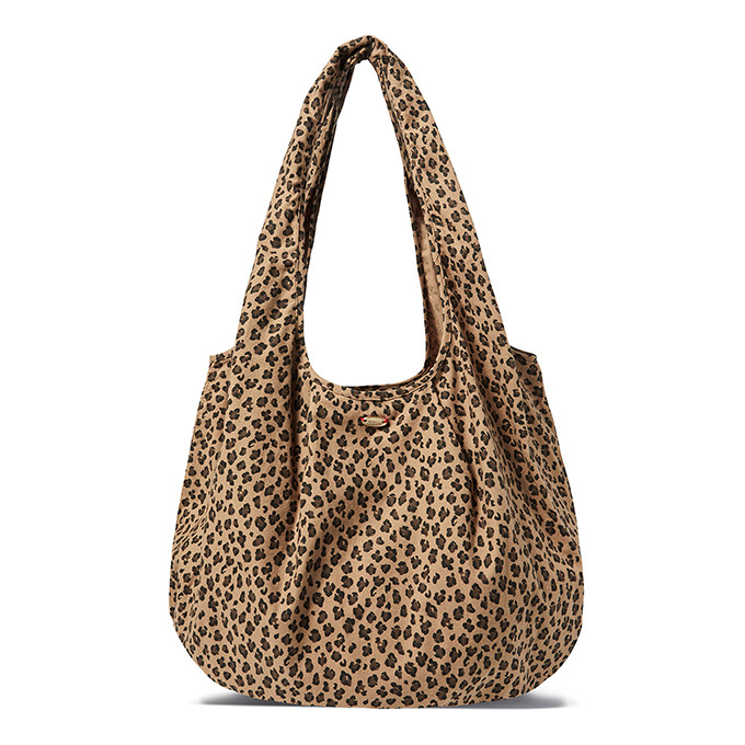 Foldable Shoulder Big Bag Leopard - HAGO(하고)