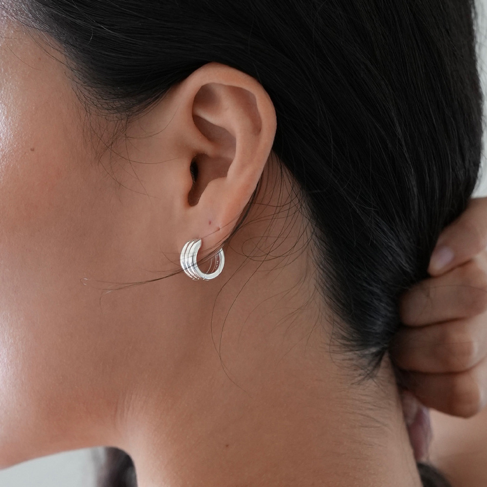 [925 Silver] #AE66 (Silver) - HAGO(하고)