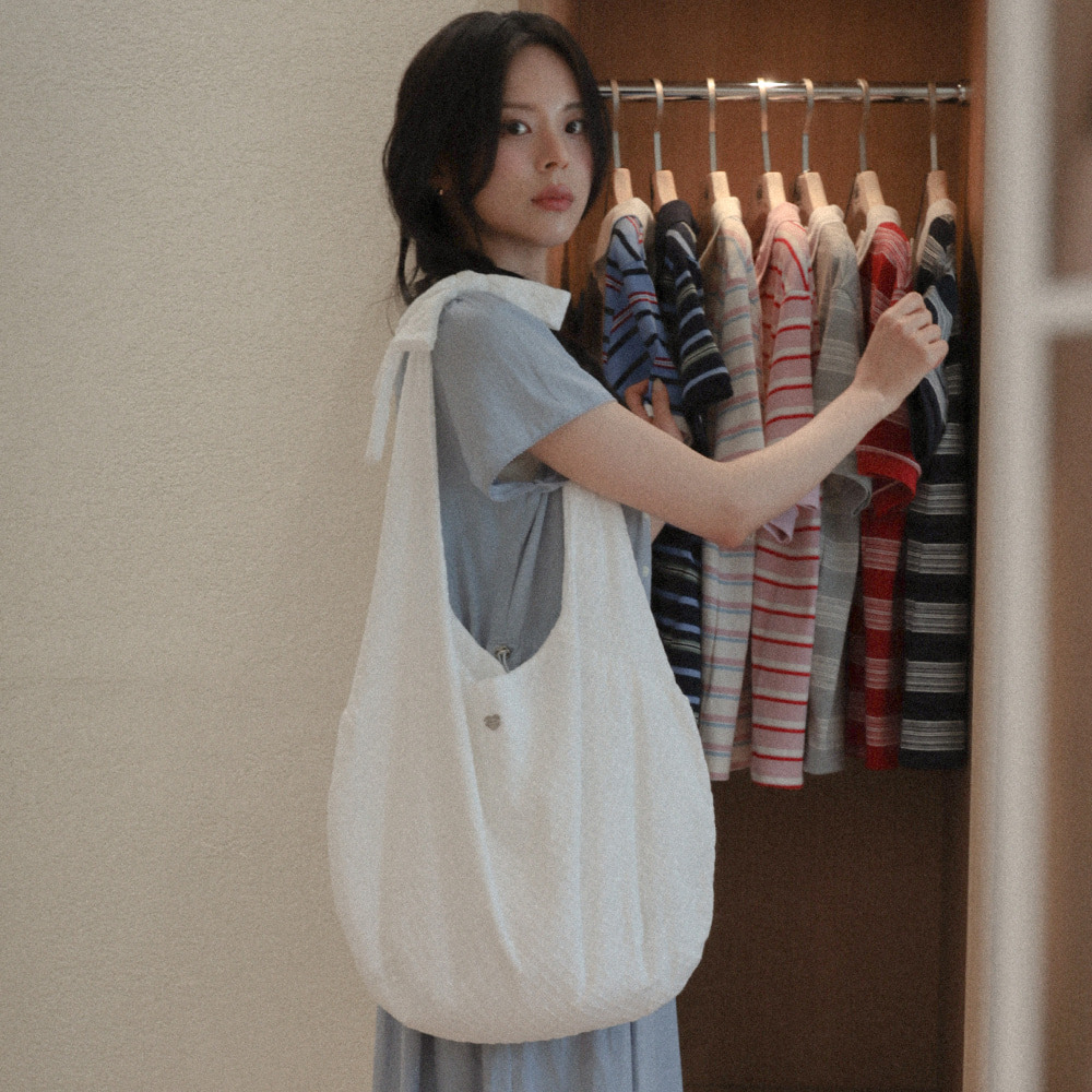 Lace hobo bag TISU04AH07_[2color] - HAGO(하고)