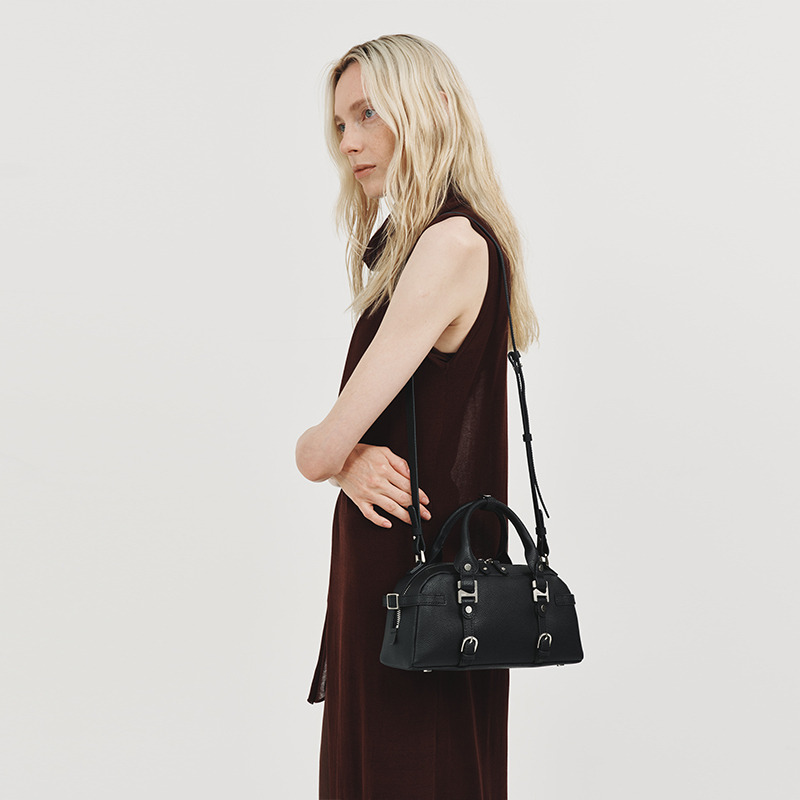 Ruskin baguette bag_black - HAGO(하고)