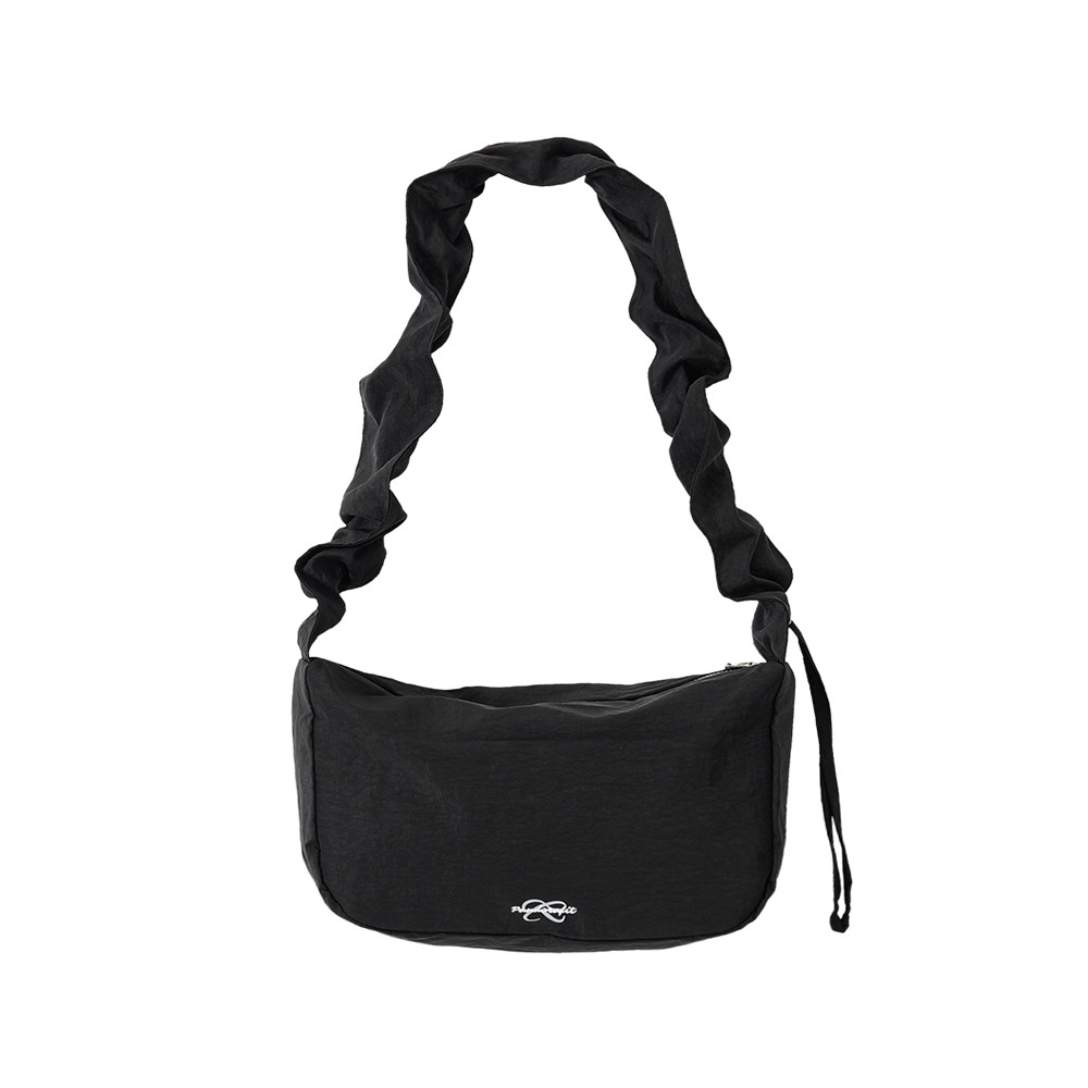 Crumple Bag (black) - HAGO(하고)